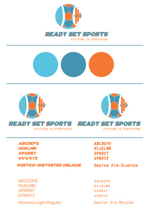 Ready Set Sports Branding – Ruth Prowse School of Art
